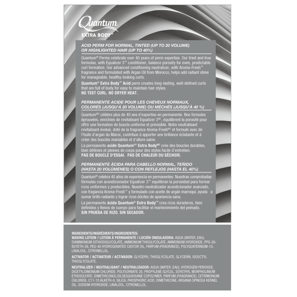 Quantum Perms - Classic, Extra Body & Firm Perm Solutions