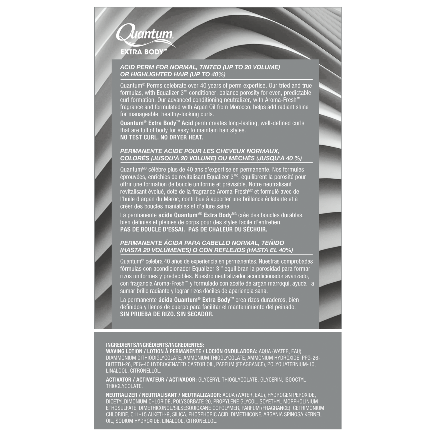 Quantum Perms - Classic, Extra Body & Firm Perm Solutions