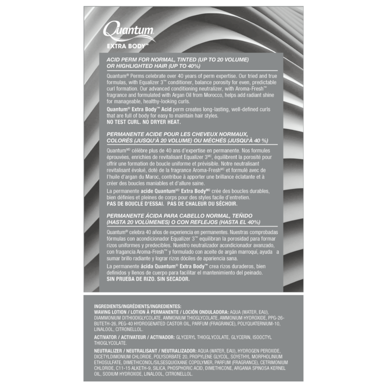 Quantum Perms - Classic, Extra Body & Firm Perm Solutions